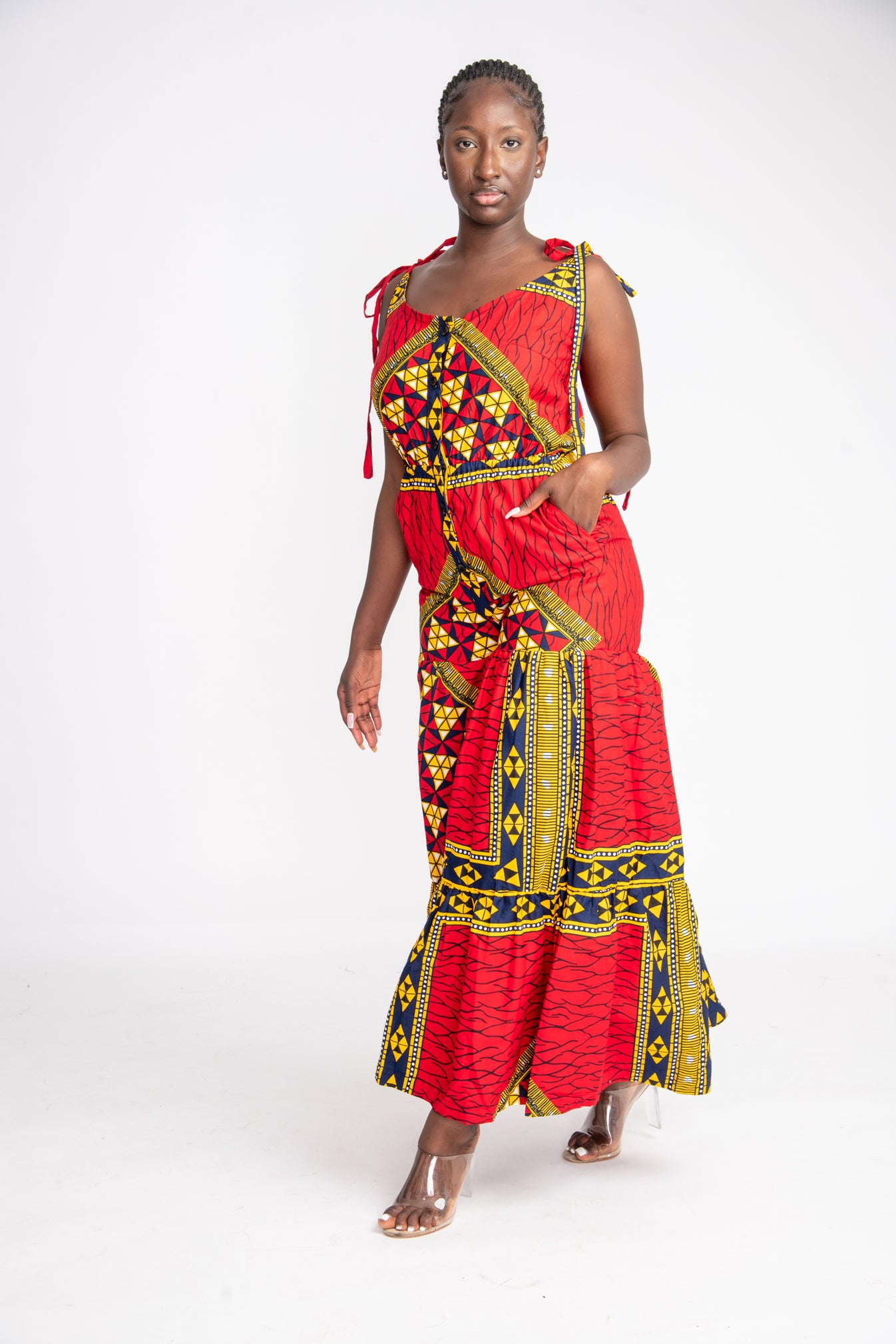 Bella African Print Ankara Jumpsuit – Afrothrone